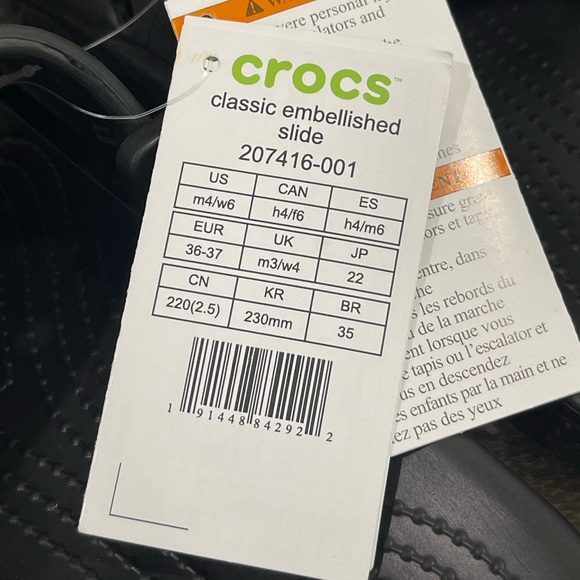 CROCS | Shoes | Crocs Classic Embellished Slide Rare Alien Bae Brand ...